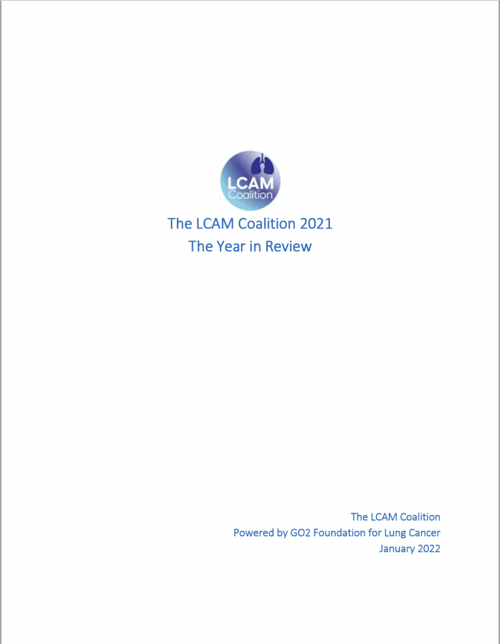 About LCAM - about our coalition | Lung Cancer Awareness Month Coalition